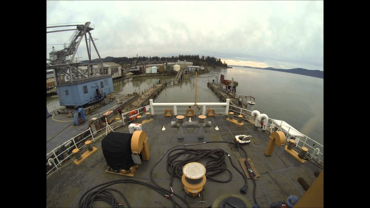USCGC FIR WLB 213 Drydock 08 March 2014 - YouTube