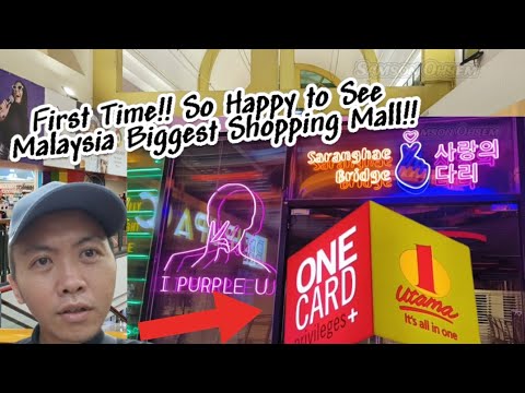One Utama The Largest Mall in Malaysia | First Time at The World's 7th ...