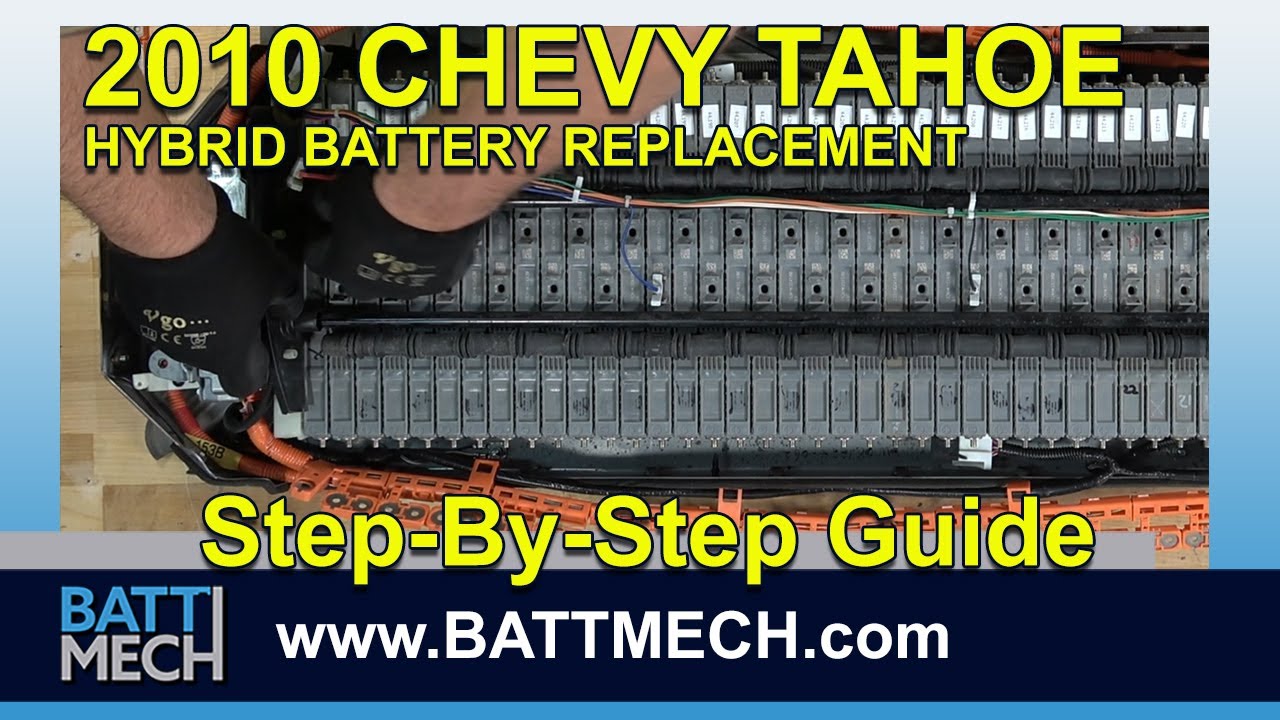 How to Replace/Repair/Fix a 2010 Chevy Tahoe Hybrid Battery Module Cell ...