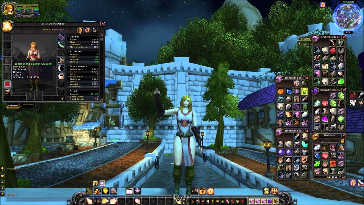 Deleteing the Tabard of the Scarlet Crusade - YouTube