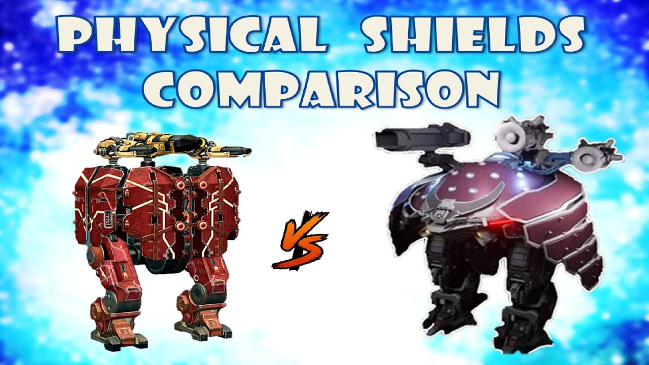 Physical shields comparison Shell vs Revenant war robots - YouTube