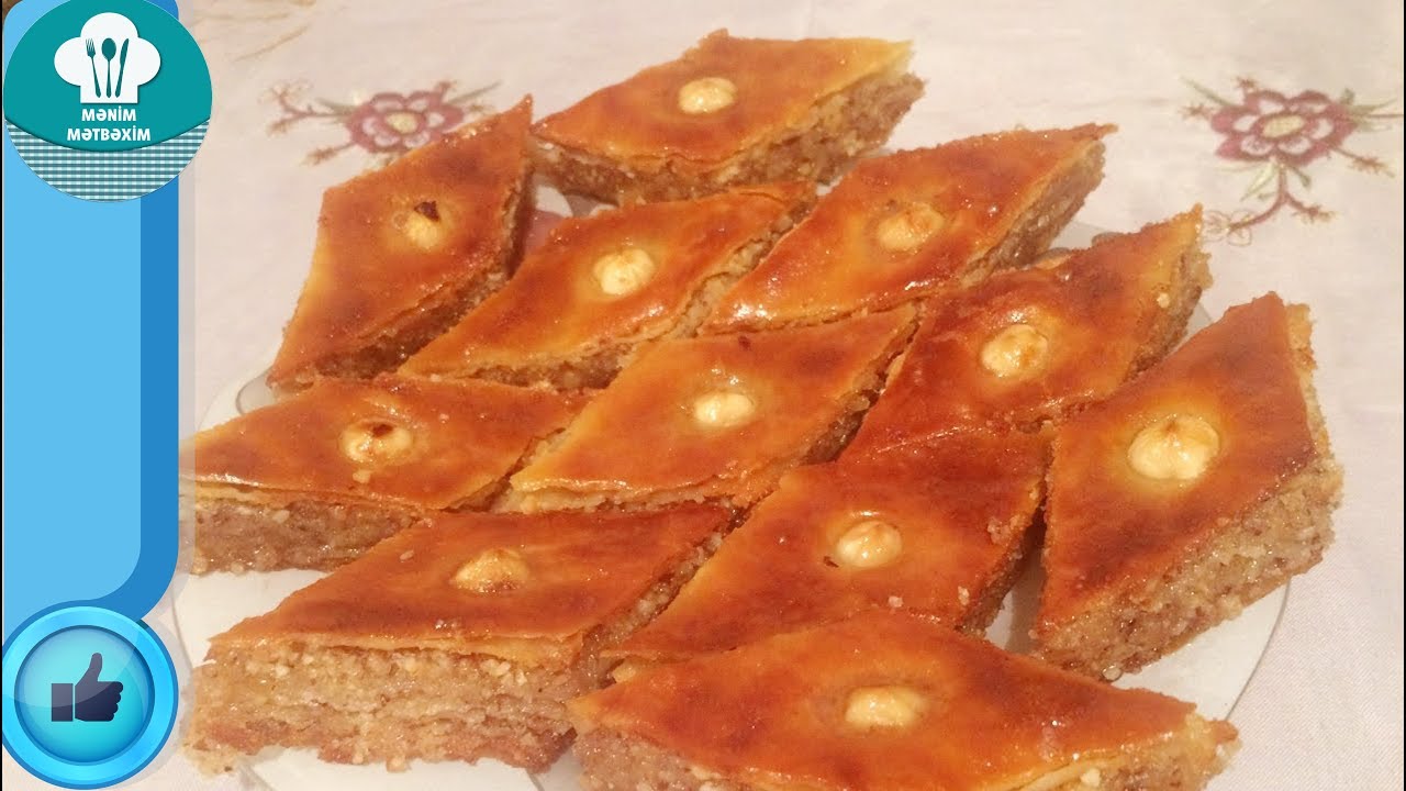 Paxlava hazırlanması(Baklava tarifi) - YouTube