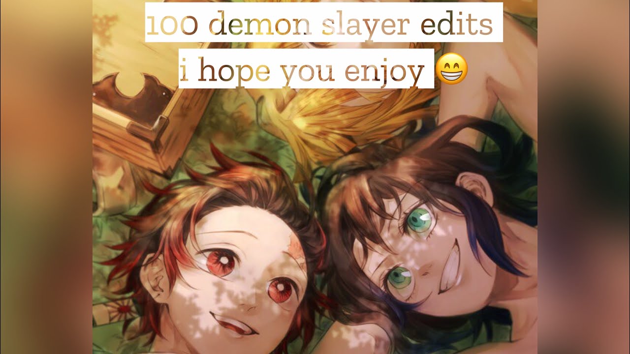 100 demon slayer edits - YouTube