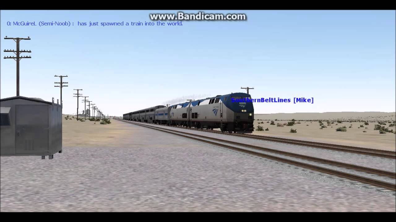 Run8 Amtrak #4 SouthWest Chief (8/23/15) Oro Grande, California - YouTube