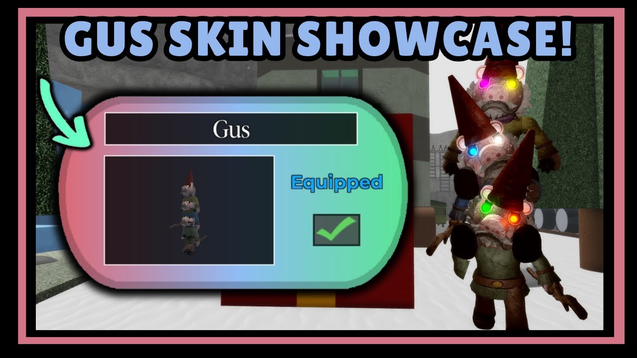 (DAY 14) 🧝 GUS Skin Showcase! | [Piggy Advent Calendar] - YouTube