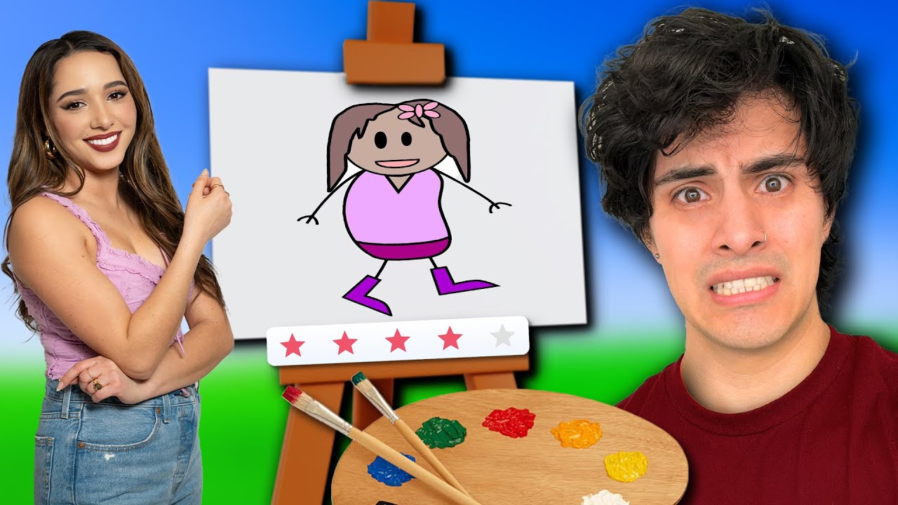 BF VS GF SPEED DRAW ROBLOX CHALLENGE (FT. Daniela) - YouTube