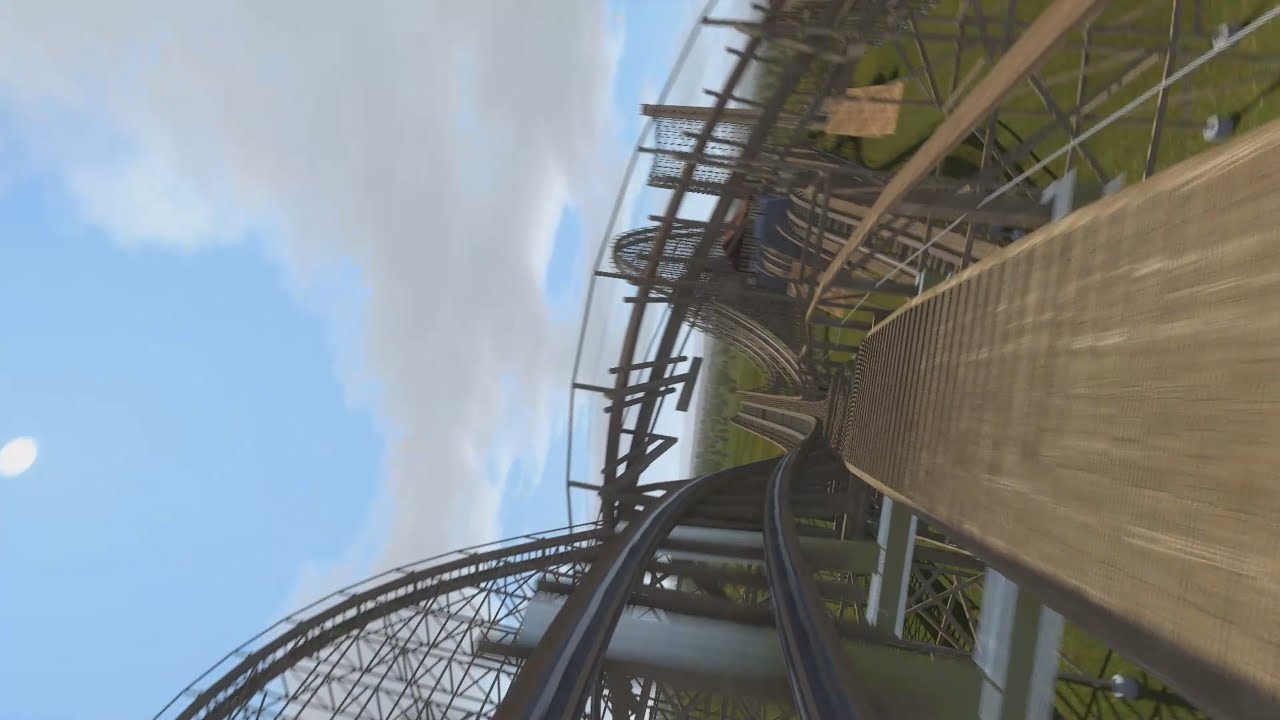 Modern Intamin Prefab Wooden Roller Coaster | NoLimits2 - YouTube