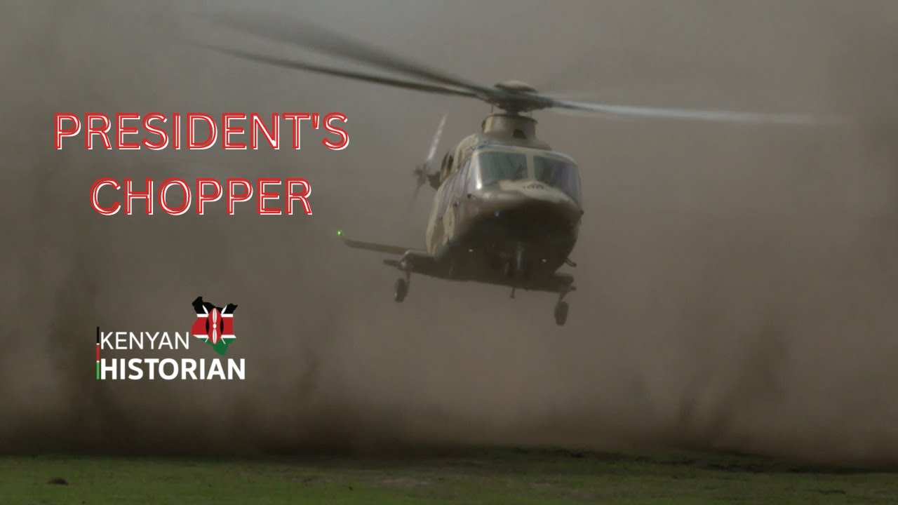First time William Ruto used the presidential military chopper after ...