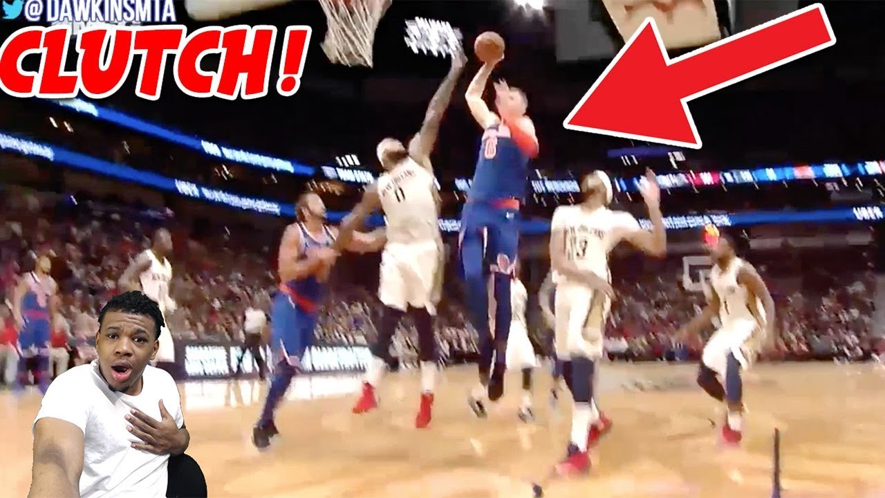 KRISTAPS PORZINGIS DUNKING ON EVERYBODY ! CLUTCH 30PTS VS PELICANS ...