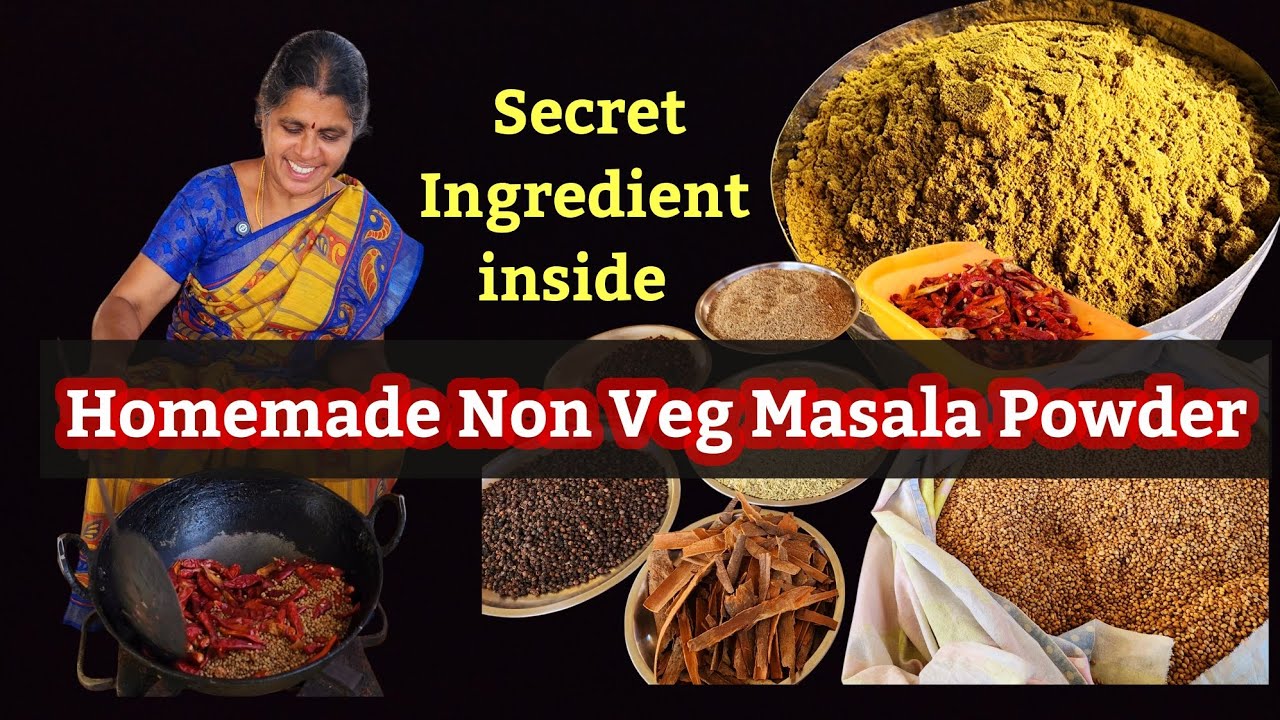 ️மணக்க மணக்க Homemade Non Veg Masala Powder | India to USA Packing ...
