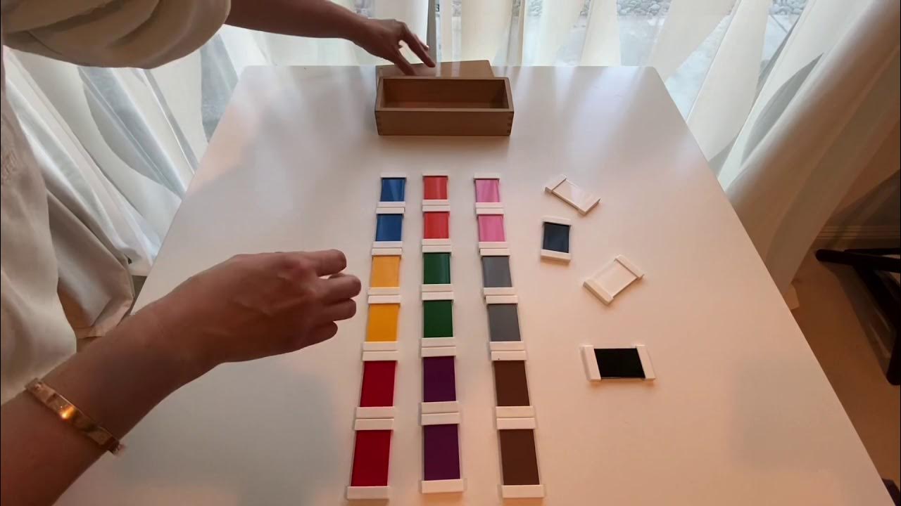 Color Box 2 Montessori Sensorial Lesson. Visual Sense - YouTube