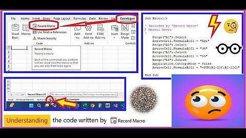 Learning Excel Macros - Basics To Expert - YouTube