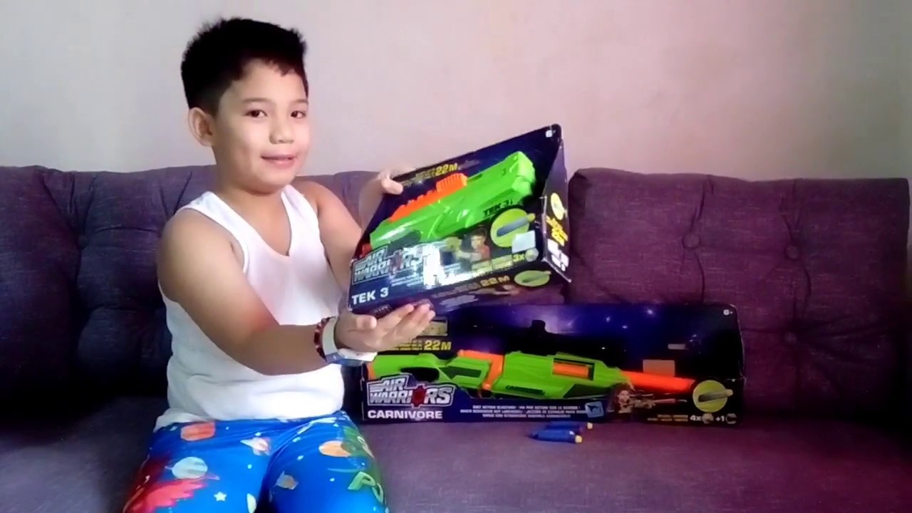 Air Warriors Carnivore vs Tek 3 Toy Gun | Toy Gun | C's TOYS REVIEW ...