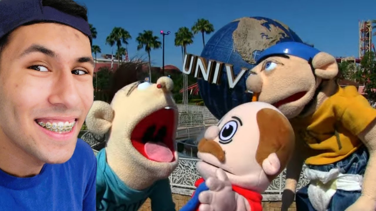 JEFFY GOES TO UNIVERSAL STUDIOS!!! Anand The Gamer Reacts : Jeffy's YES ...