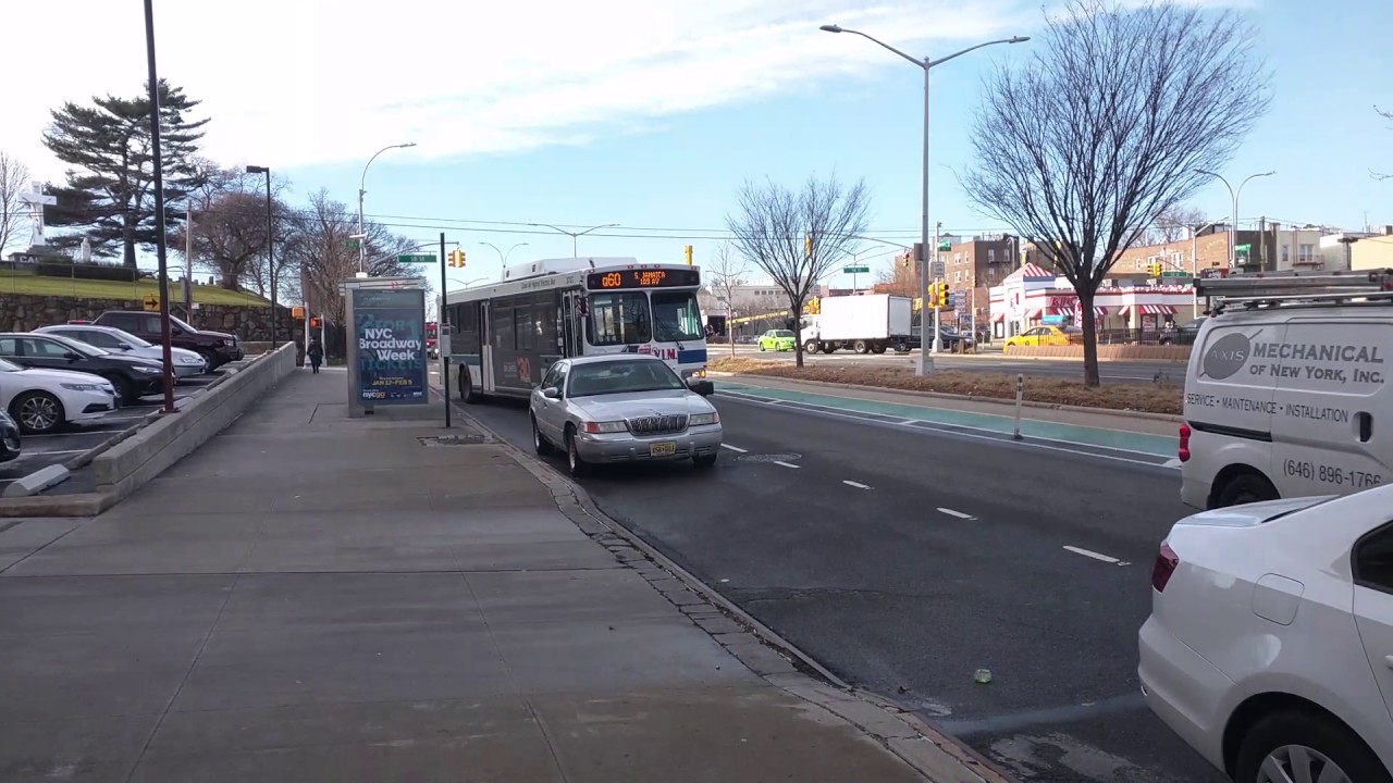 MTA Bus: 2007 Orion VII HEV 3707 On The Q60 Take Off - YouTube