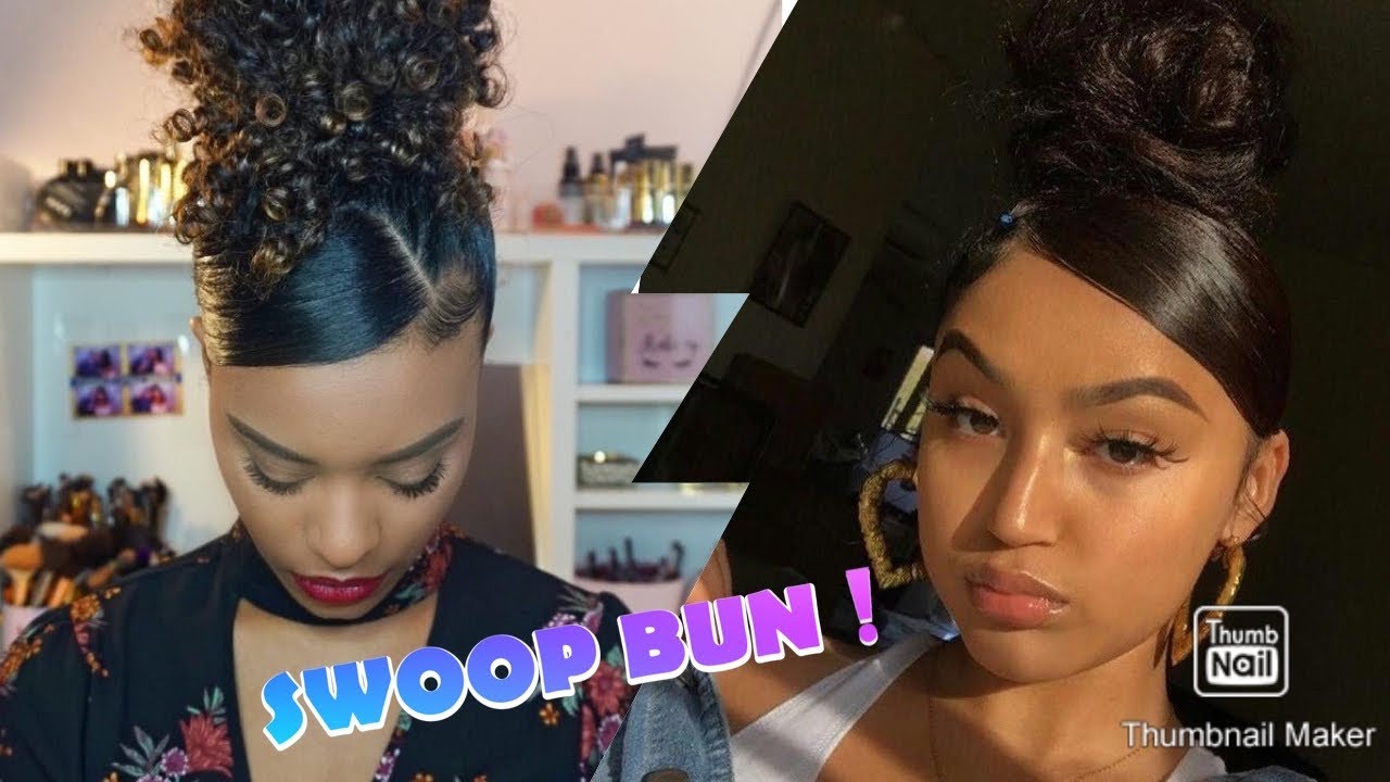 ~SWOOP BUN / HAIRSTYLES COMPILATION~ - YouTube