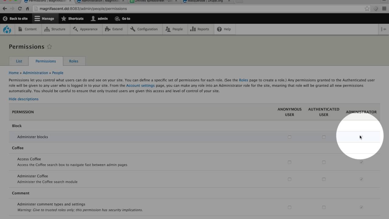 58. How roles and permissions work and what the anonymous ...