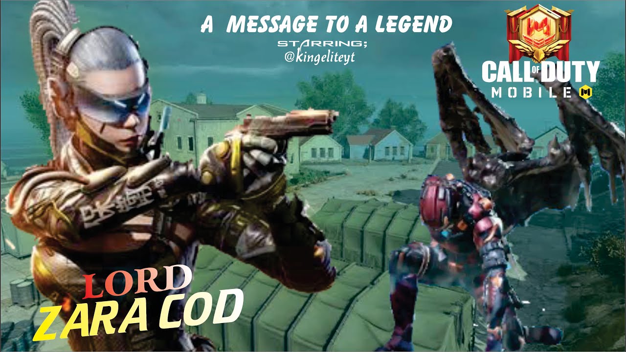 A MESSAGE TO ZARA COD | Get Well ️‍🩹 Soon Master🙇‍♀️ | Alcatraz ...