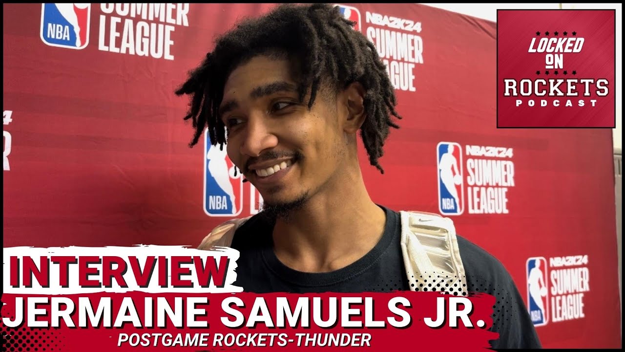 Jermaine Samuels Jr. | Postgame | Houston Rockets Vs OKC Thunder | NBA ...