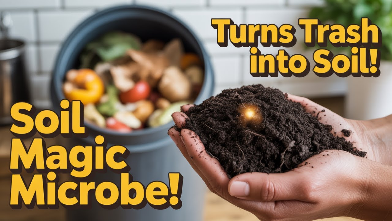 The Microbe That Turns Trash Into Super Soil Faster Than Composting ...