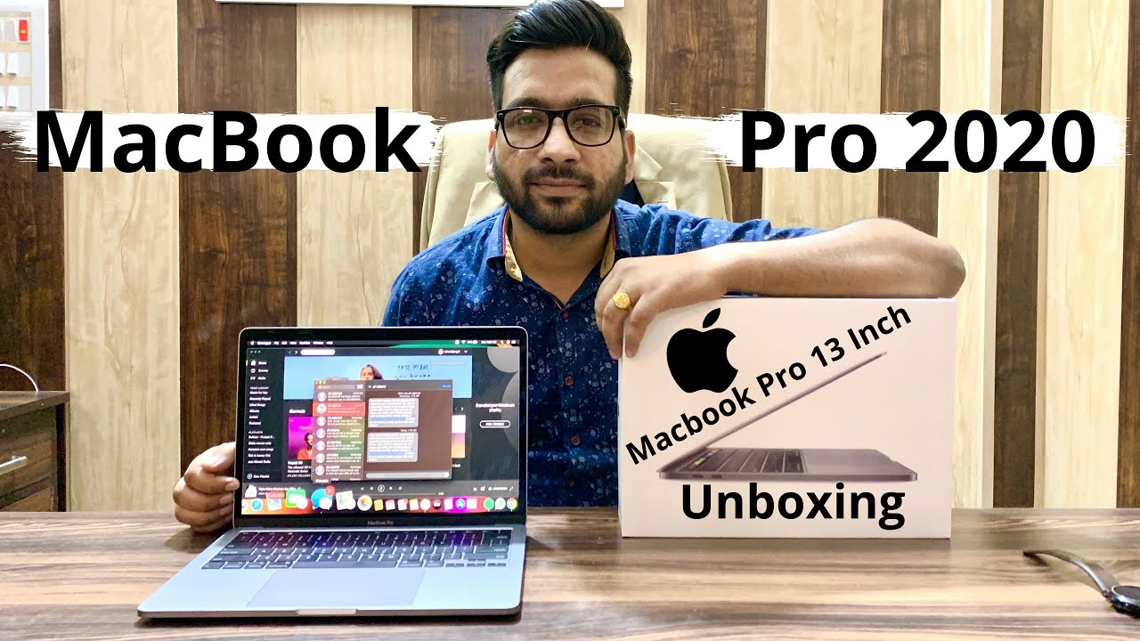 New Apple MacBook Pro 13 Inch 2020 Unboxing Review In Hindi | India by ...