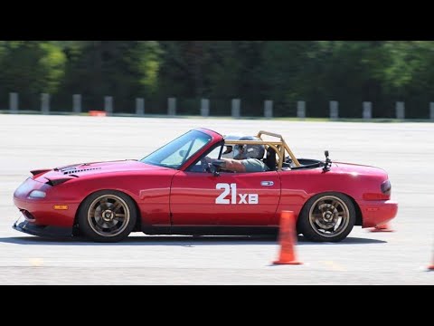 EcoBoost Miata SCCA STL Solo XSB Run - YouTube