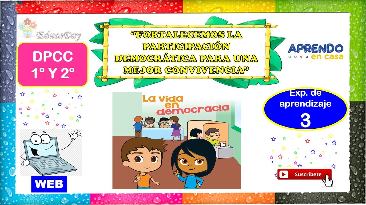 DPCC 1° Y 2° . EDA 1 ACTIVIDAD 3 Fortalecemos la participación ...