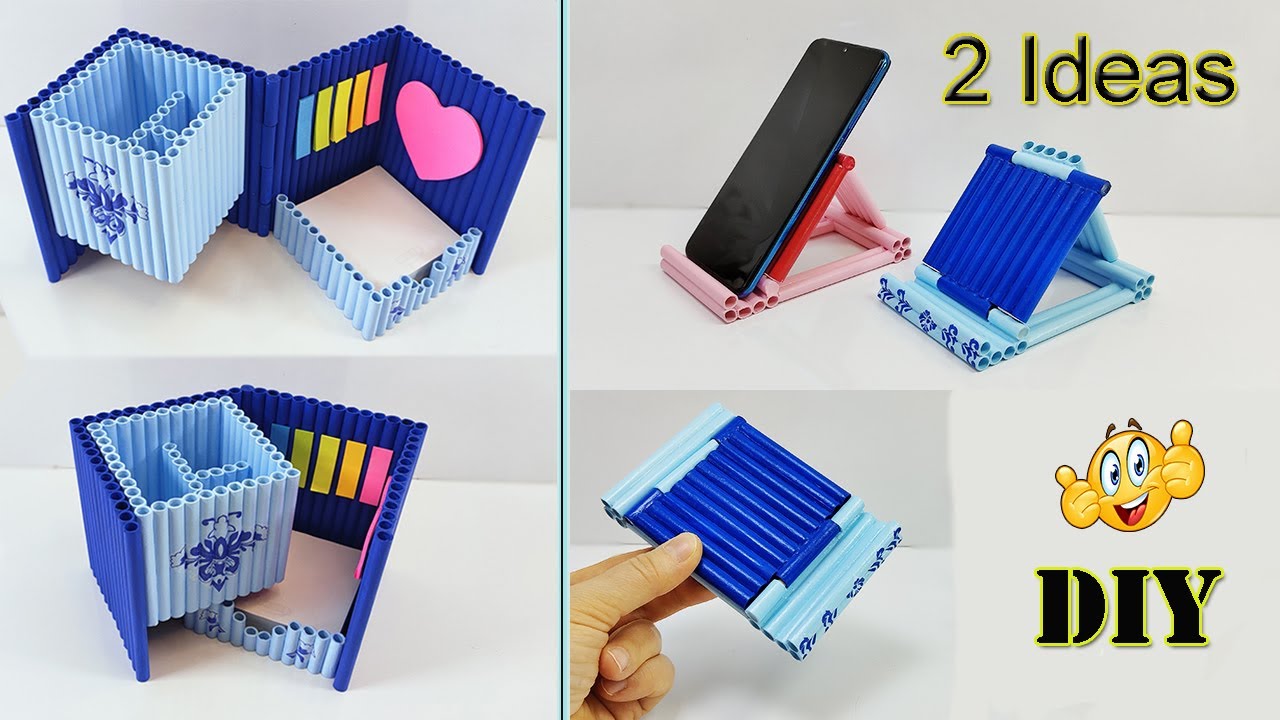 Transform Old Books into a Foldable Pen Holder & Phone Stand! Easy DIY ...