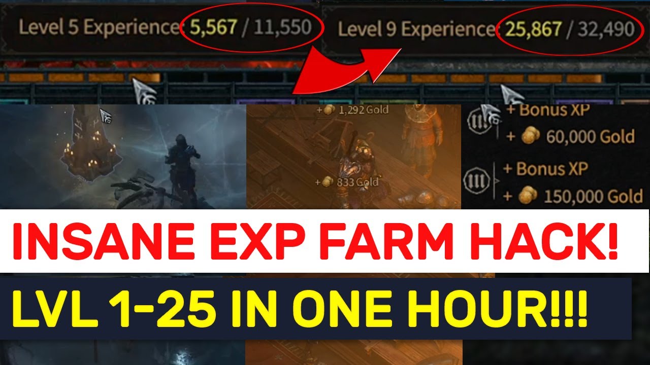 Diablo 4: INSANE EXP & LEGENDARY FARMING TRICK!! - YouTube