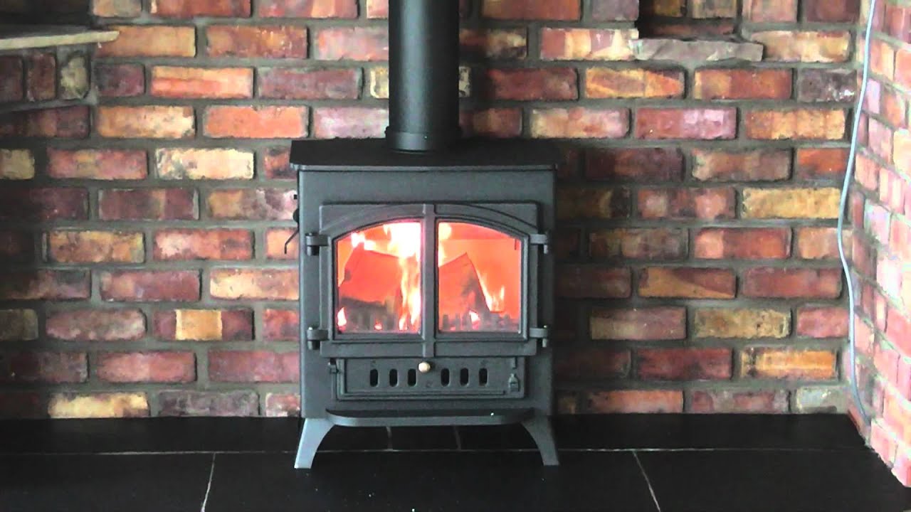 Woodwarm Enigma 8kw multi fuel stove - YouTube