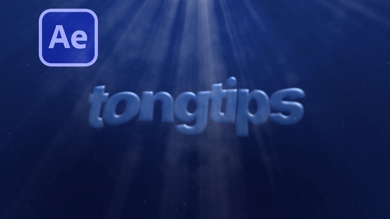 GUIDE: EPIC Water Scene Intro | After Effects Tutorial | Full Guide ...