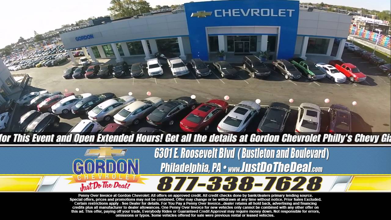 "Get an Xbox or 50" TV With Your Purchase!" Gordon Chevrolet ...