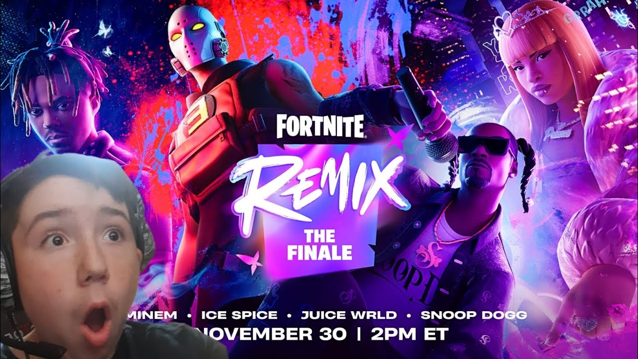 I attended the fortnite remix live event - YouTube