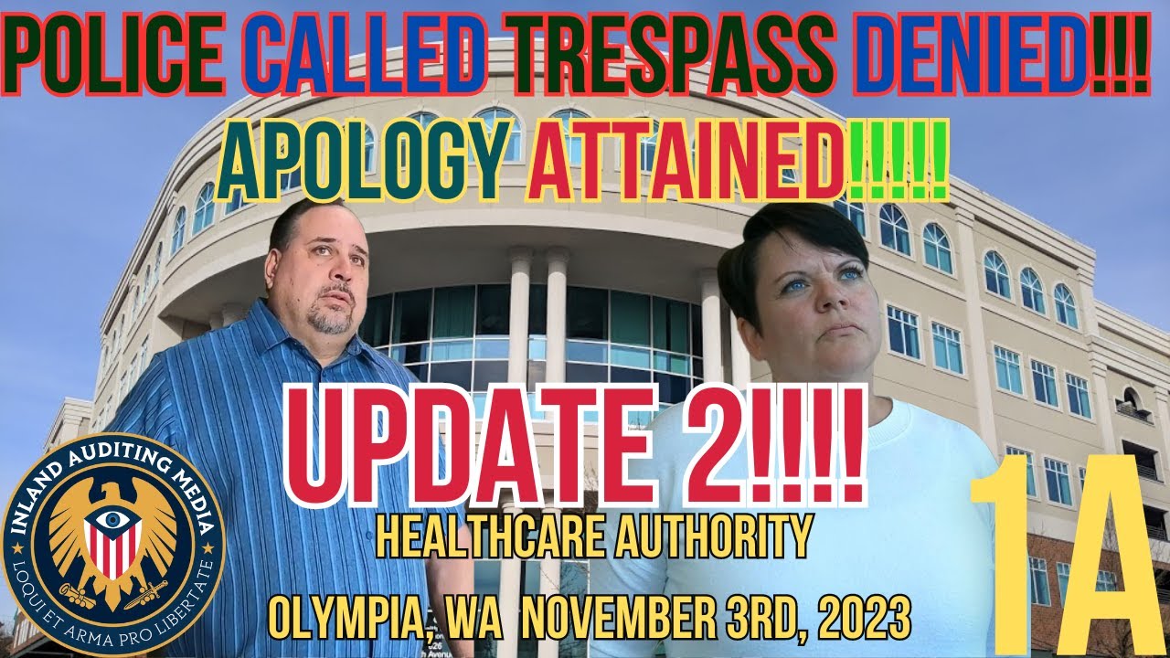 POLICE CALLED TRESPASS DENIED!!! APOLOGY ATTAINED!!!!! UPDATE TWO ...