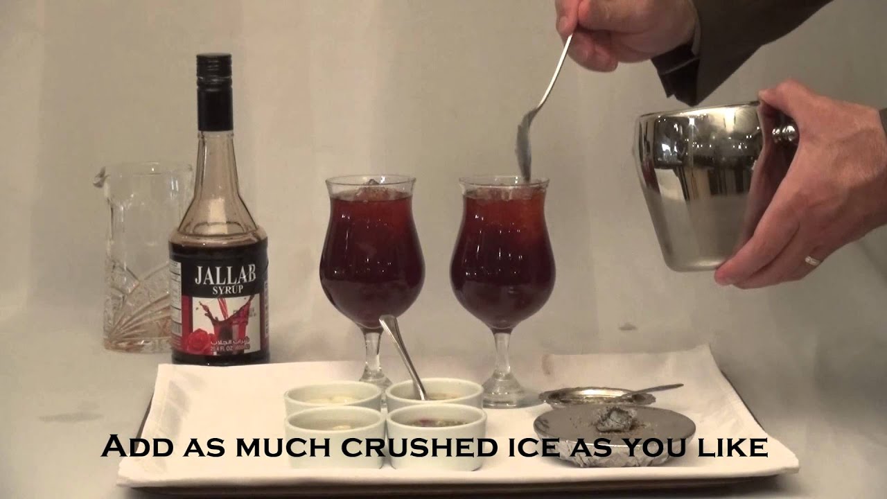 Presenting Jallab Drink - YouTube