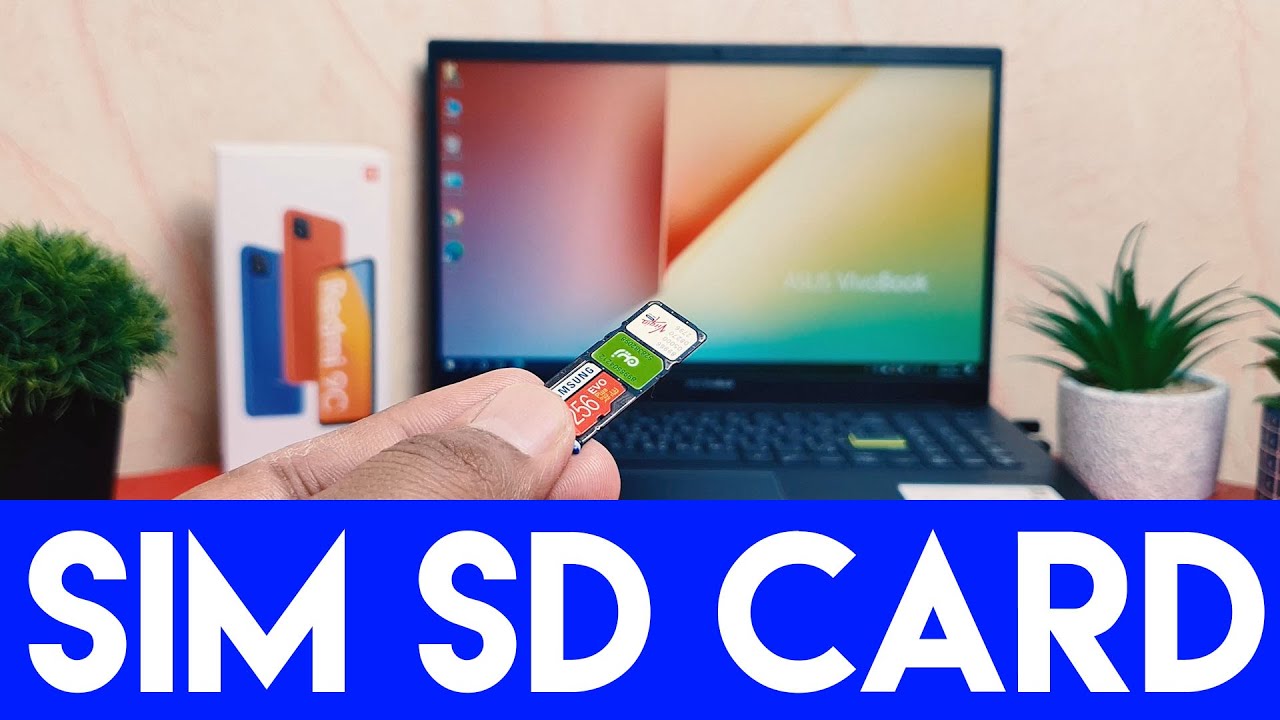 How To Insert SIM & SD Card In Xiaomi Redmi 9C - YouTube