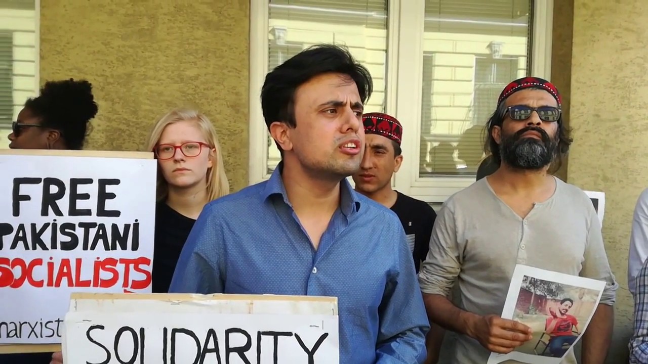 PTM (Pashtun Tahafuz Movement) protest in Vienna - YouTube