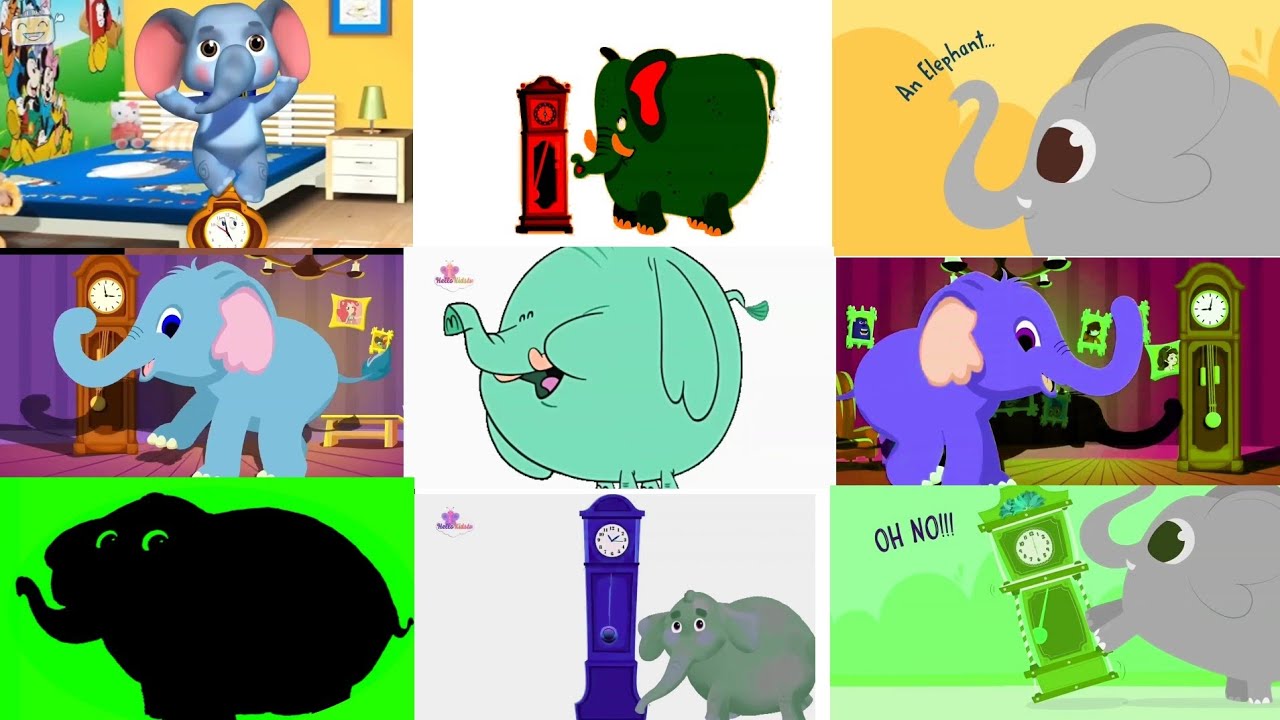 Hickory Dickory Dock Elephant 🐘/Ripple Effects - YouTube