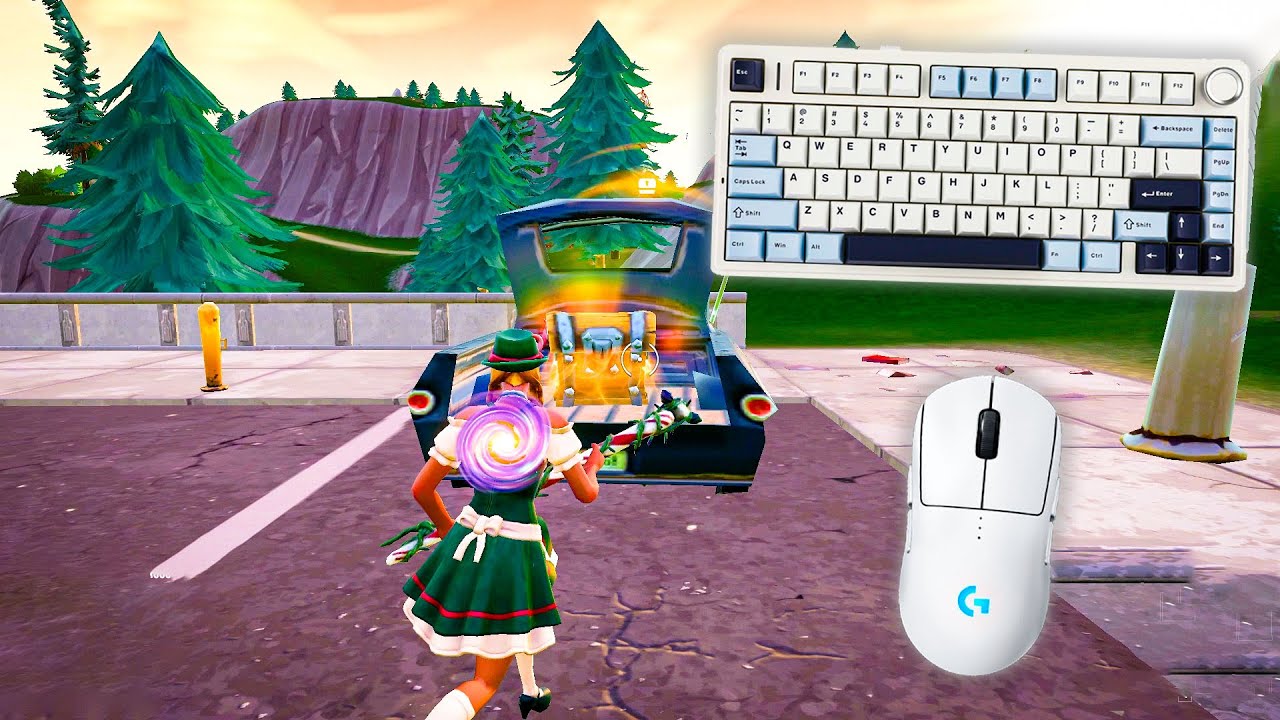 AULA F75 PRO ASMR 😴 Fortnite OG Reload 🏆 Satisfying Mouse & Keyboard ...