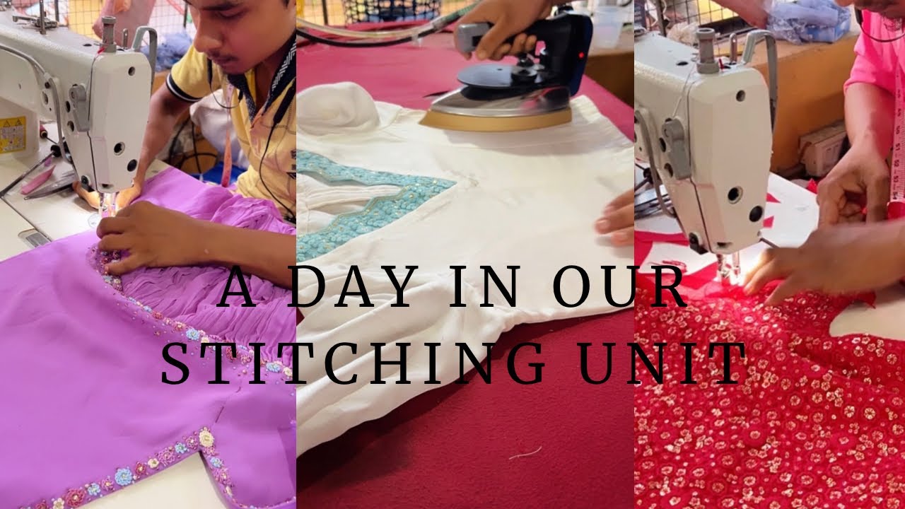 Grace Boutique | A Day in Our Stitching unit | - YouTube