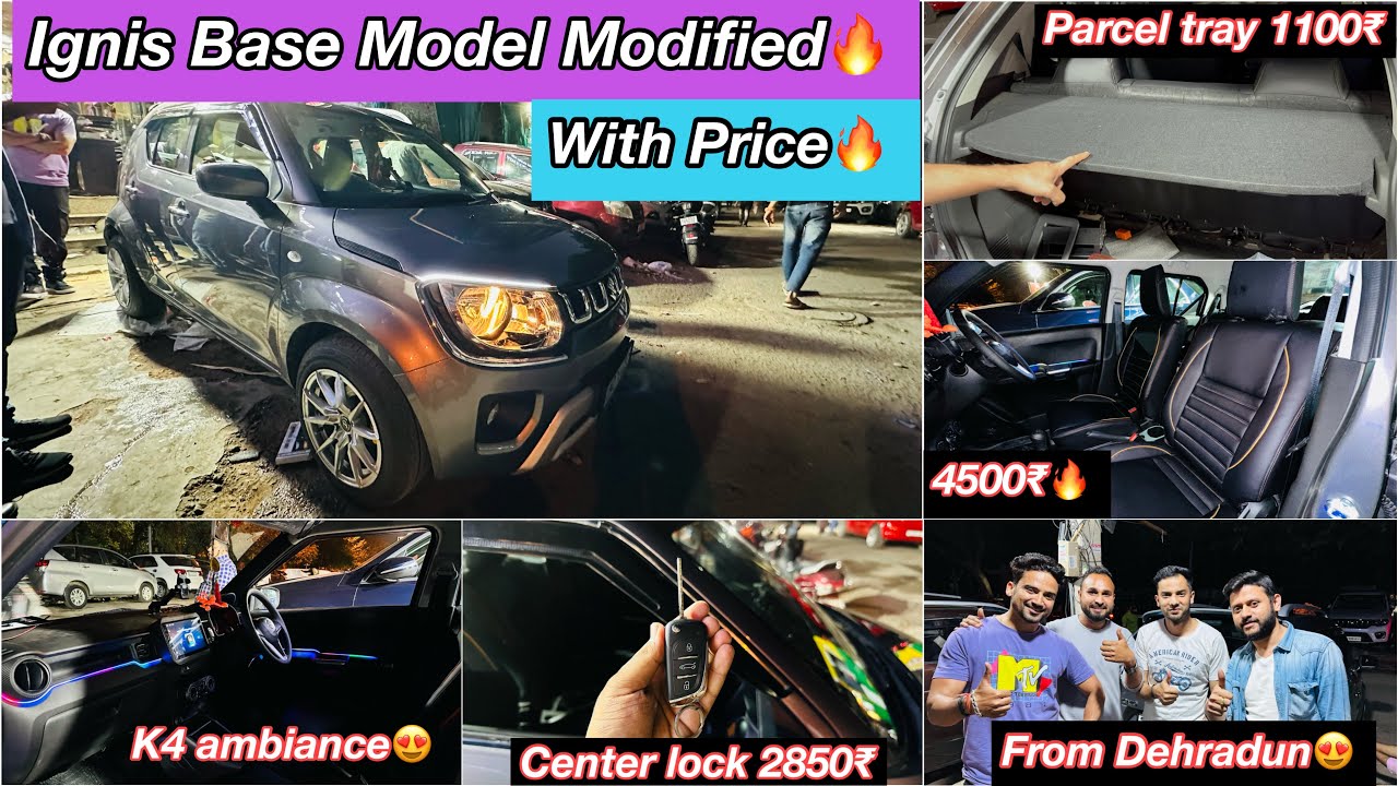 2023 IGNIS MODIFIED🔥IGNIS BASE MODEL MODIFIED🔥MARUTI IGNIS MODIFICATION ...