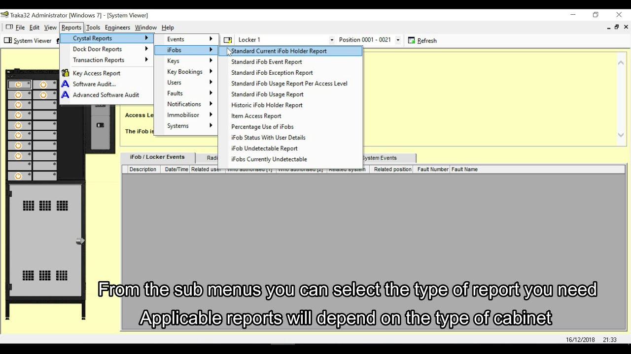 Traka - How To Run Reports - YouTube