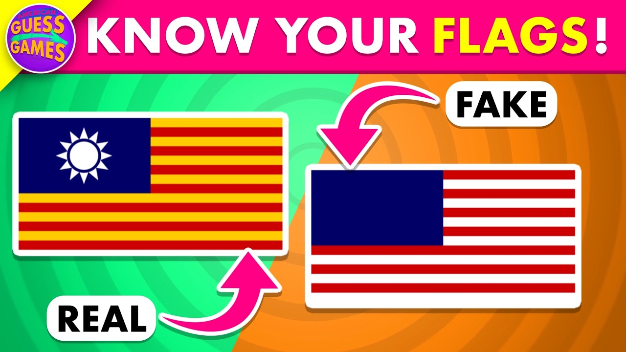 🌍 Can You Guess the REAL Country Flag? Test Your Skills Now! Comment ...