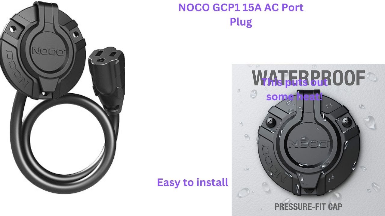 Installing NOCO GCP1 15A AC Port Plug in a 2015 Ford Transit 250 - YouTube