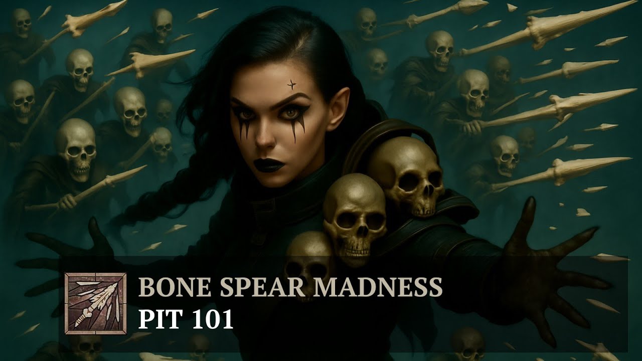 The journey continues! BONE SPEAR MAGES clear Pit 101 [Diablo IV ...