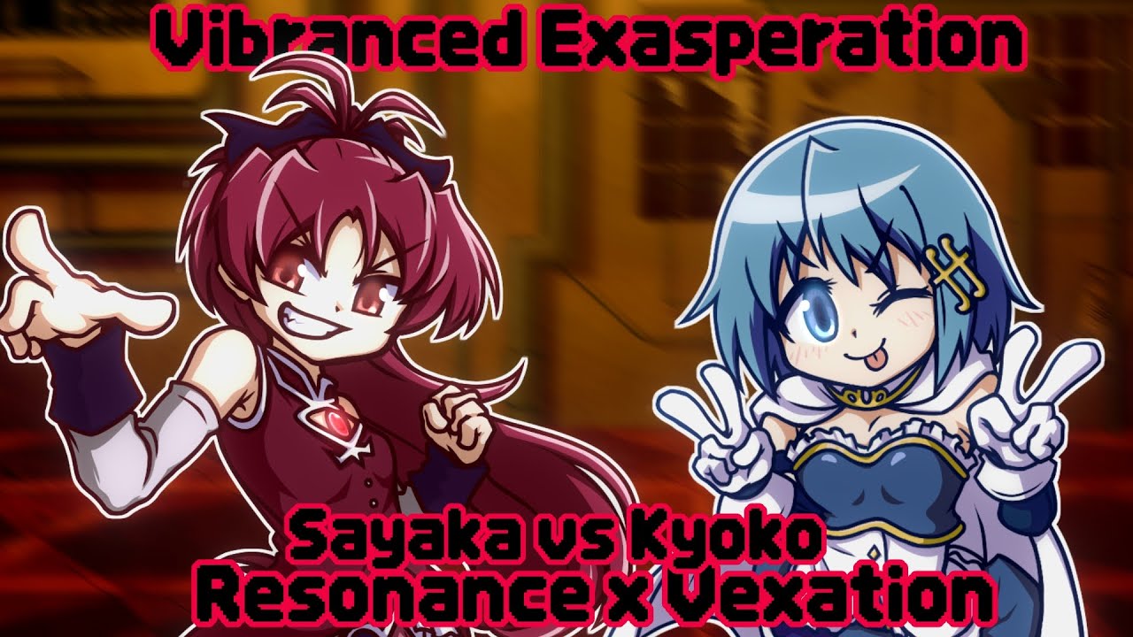 "Vibranced Exasperation" | Resonance x Vexation | Sayaka vs Kyoko [FNF ...