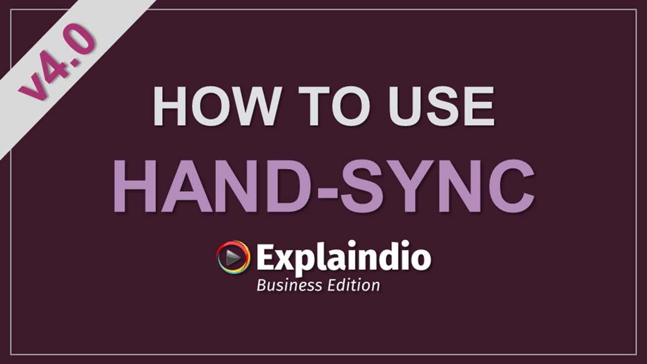 How to Use Hand Sync Feature - YouTube