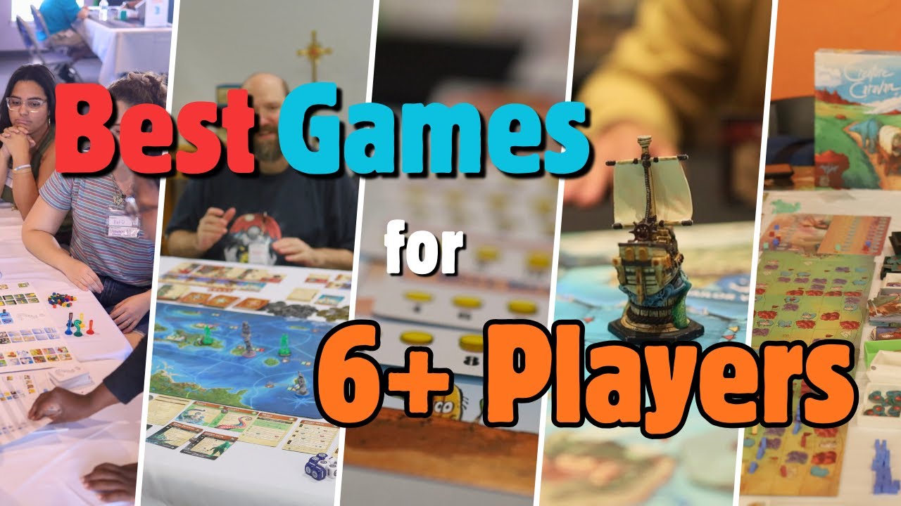 Best 6+ Player Board Games 2025: My Top 7 Big-Group Bangers - YouTube