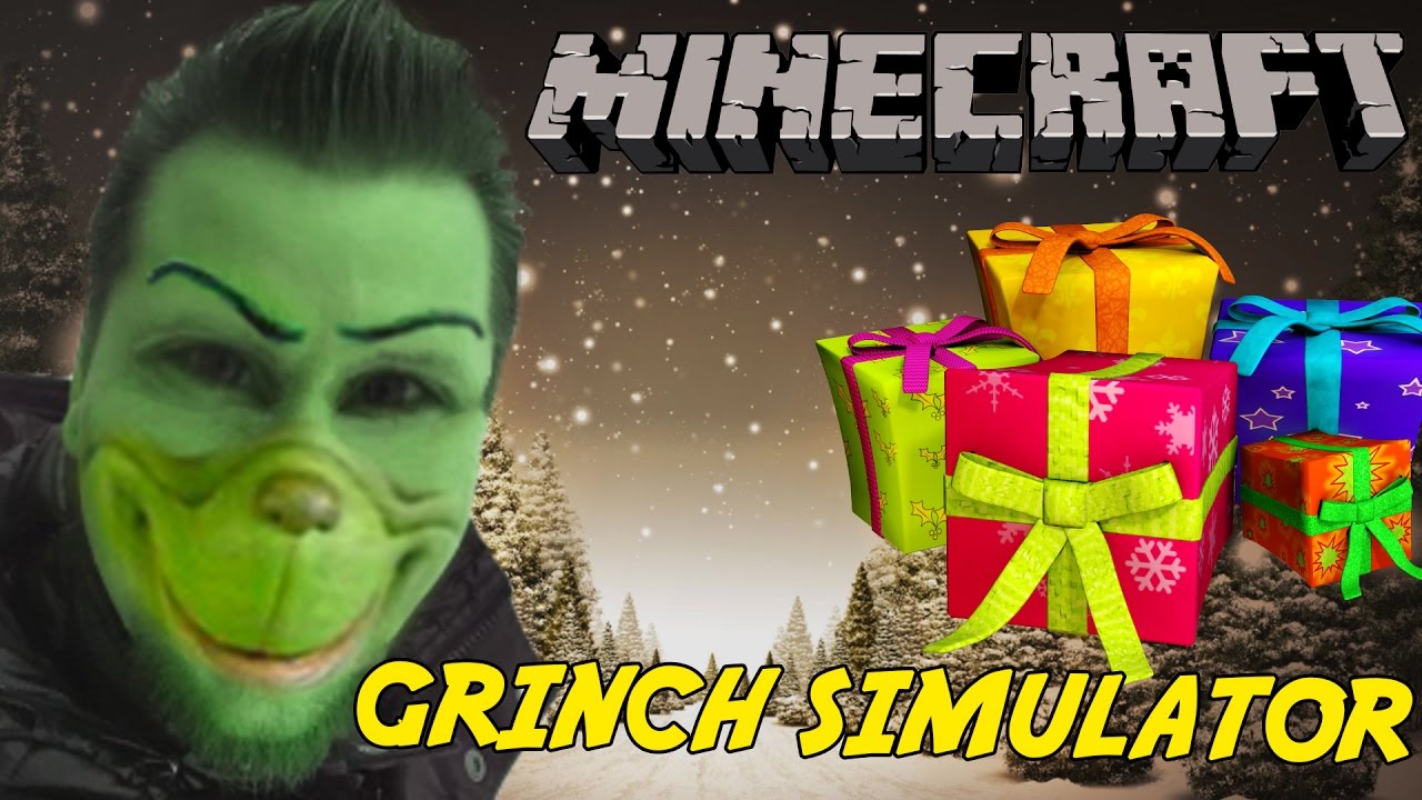 Minecraft Mini game | GRINCH-SIMULATOR | Leta paket på Hypixel - YouTube