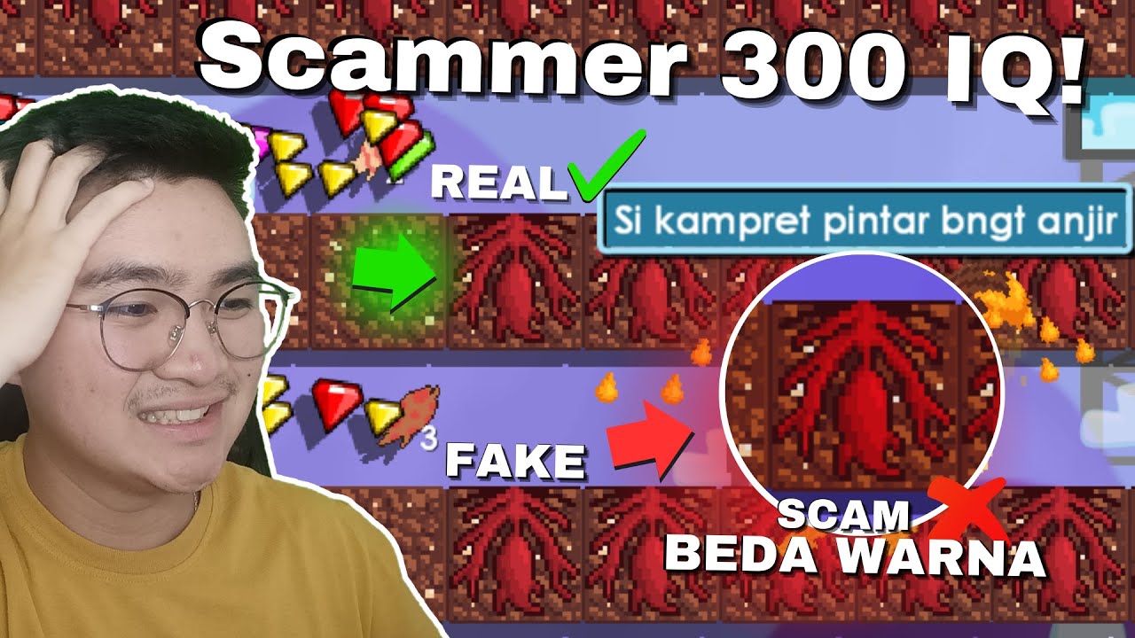 BAHAYA INI GILAK! SCAMMER INI IQNYA 300!! Gak Bisa Dibedain ...
